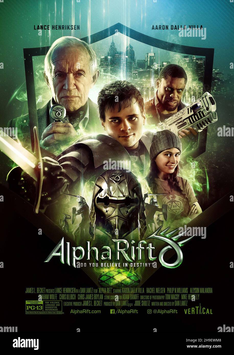 ALPHA RIFT, US poster, from left: Lance Henriksen, Aaron Dalla Villa ...