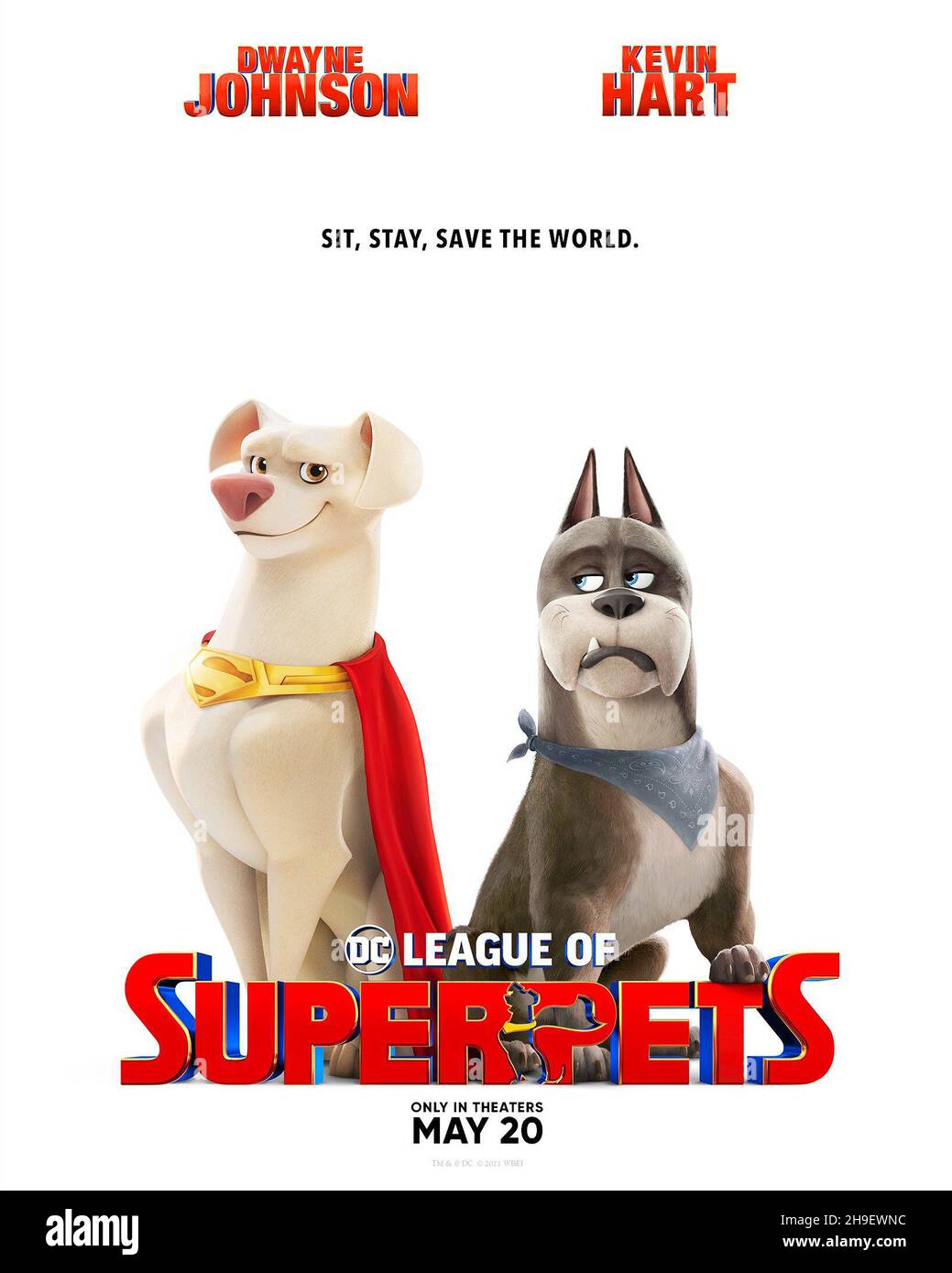 DC LEAGUE OF SUPER-PETS, (aka DC SUPER PETS), US advance poster, from ...