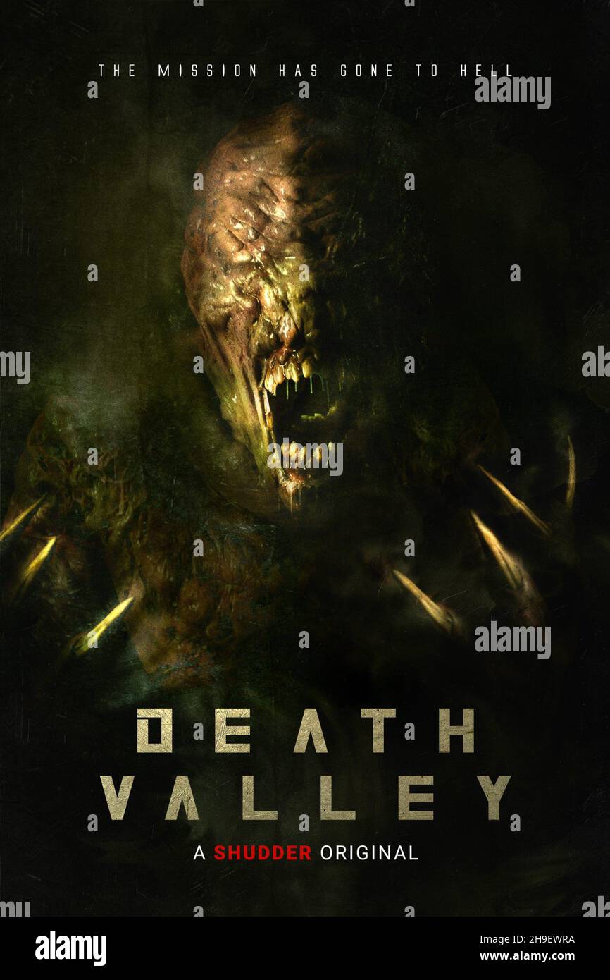 DEATH VALLEY, poster, Matthew Ninaber, 2021. © Shudder / Courtesy ...