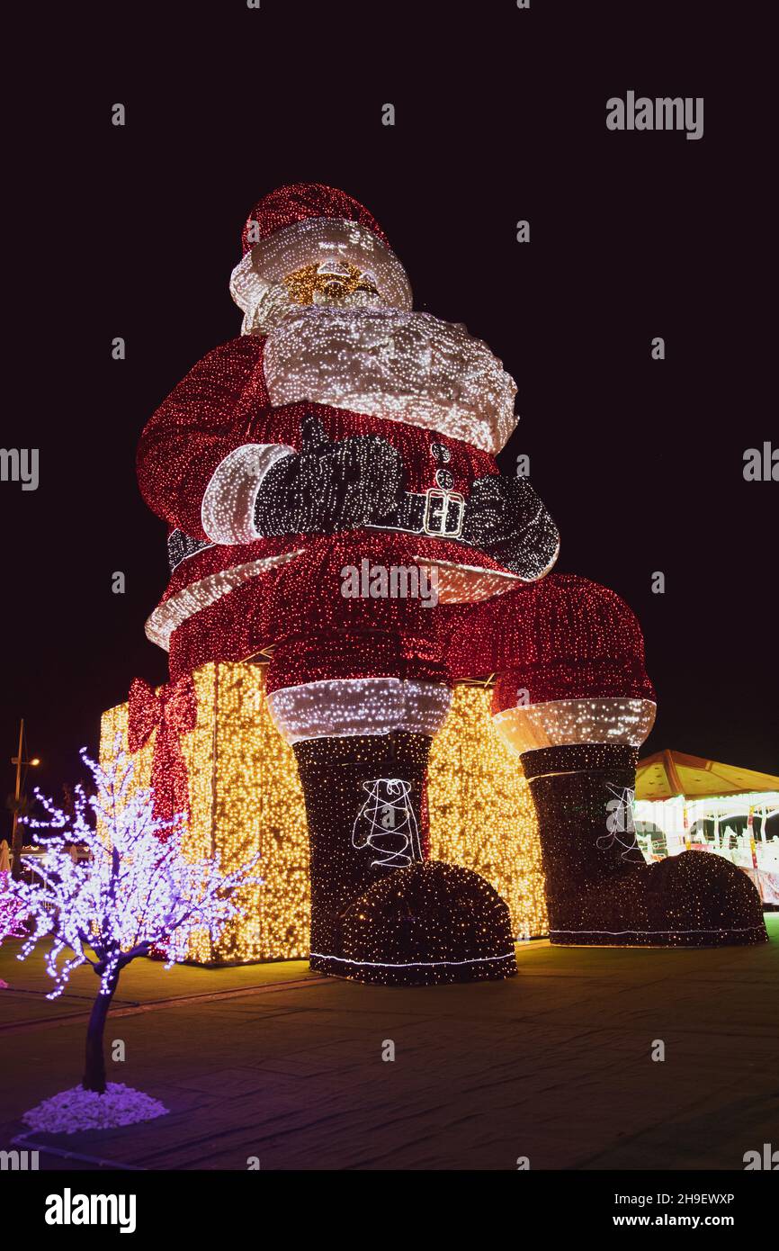 World Biggest Santa Claus in Águeda, Portugal Stock Photo - Alamy