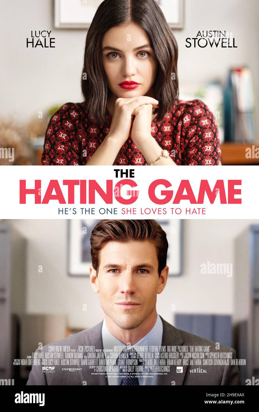 THE HATING GAME, US poster art, from top: Lucy Hale, Austin Stowell ...