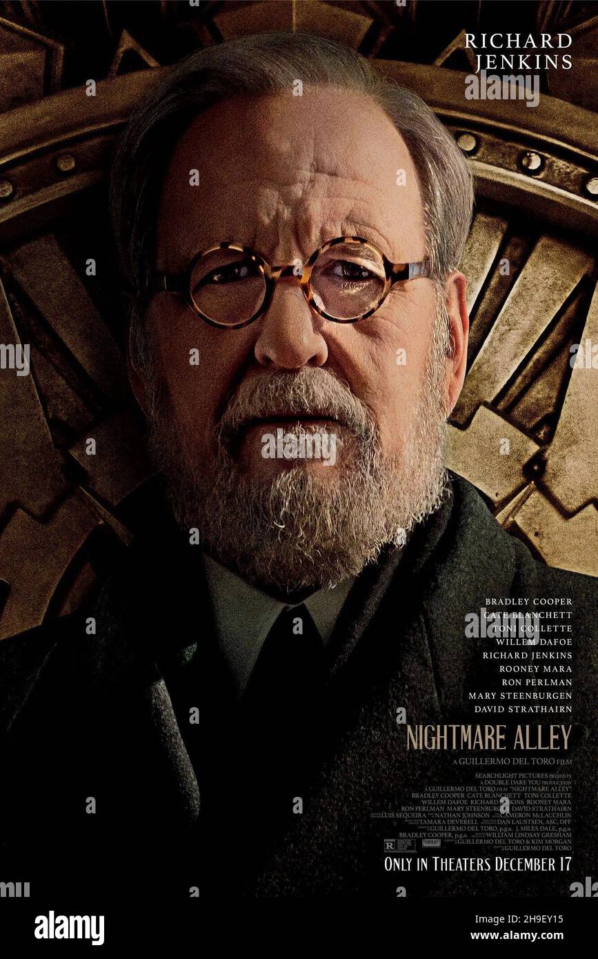 NIGHTMARE ALLEY, US character poster, Richard Jenkins, 2021 ...