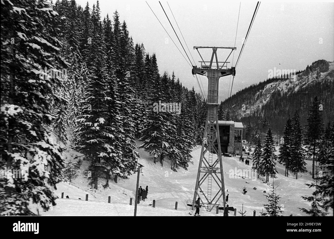Lower station of cable car Black and White Stock Photos & Images - Alamy