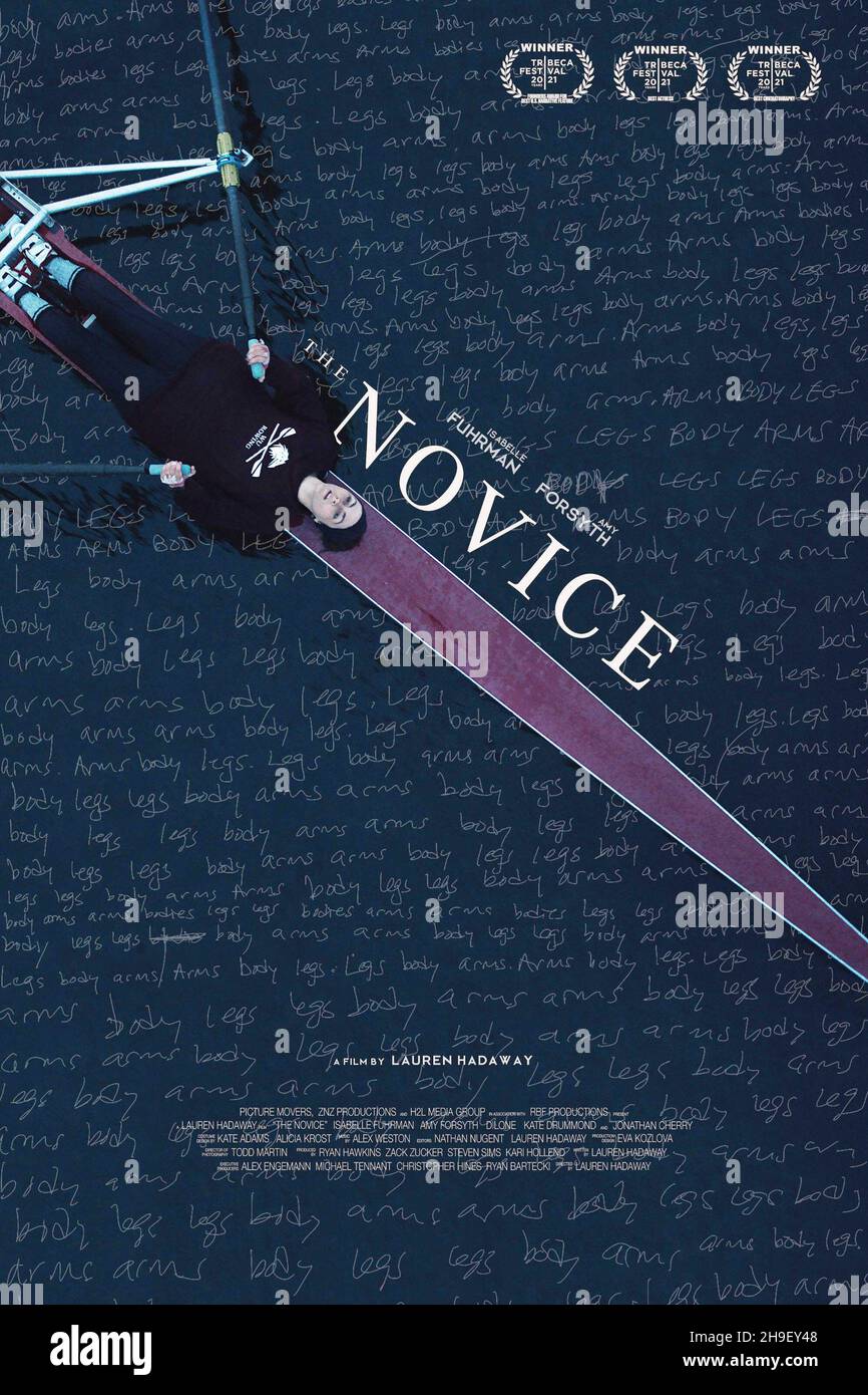 THE NOVICE, poster, Isabelle Fuhrman, 2021. © IFC Films / Courtesy ...