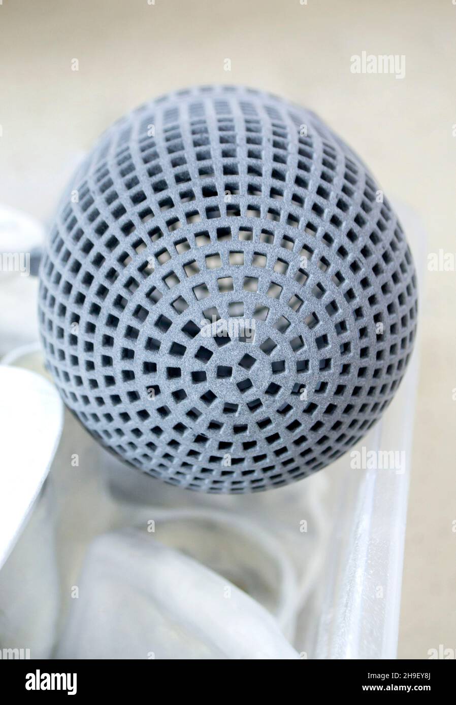 Model printed on 3D printer. Multi Jet Fusion MJF 3D printing. Models ...