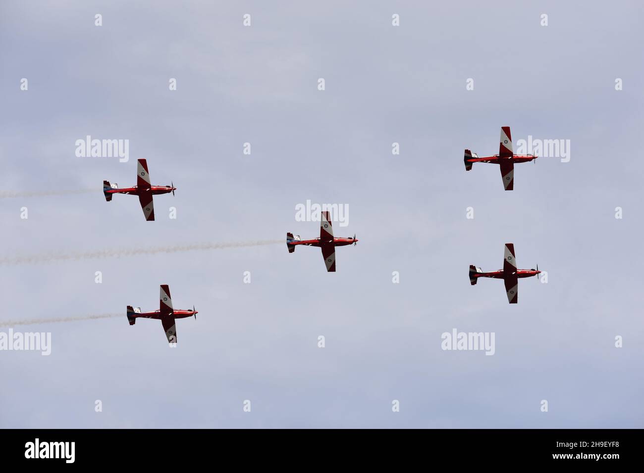 RAAF Roulettes on Display Stock Photo - Alamy