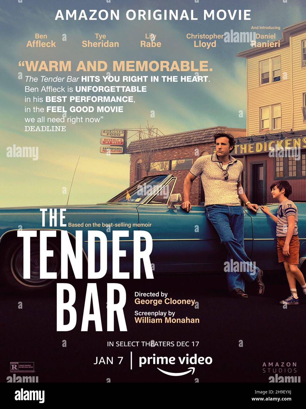 THE TENDER BAR, US poster, from left: Ben Affleck, Daniel Ranieri, 2021 ...