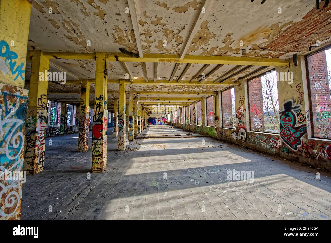 Continental Werk Limmer 2018.Lost Places Continental., Germany Stock ...