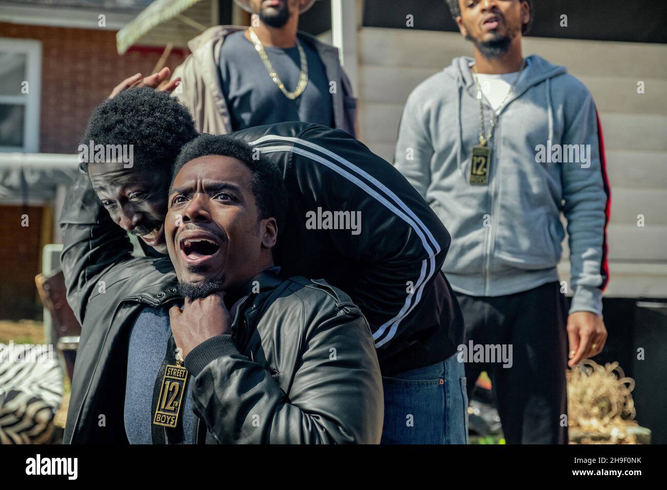 BMF, (aka BLACK MAFIA FAMILY), foreground from left: Myles Bullock ...