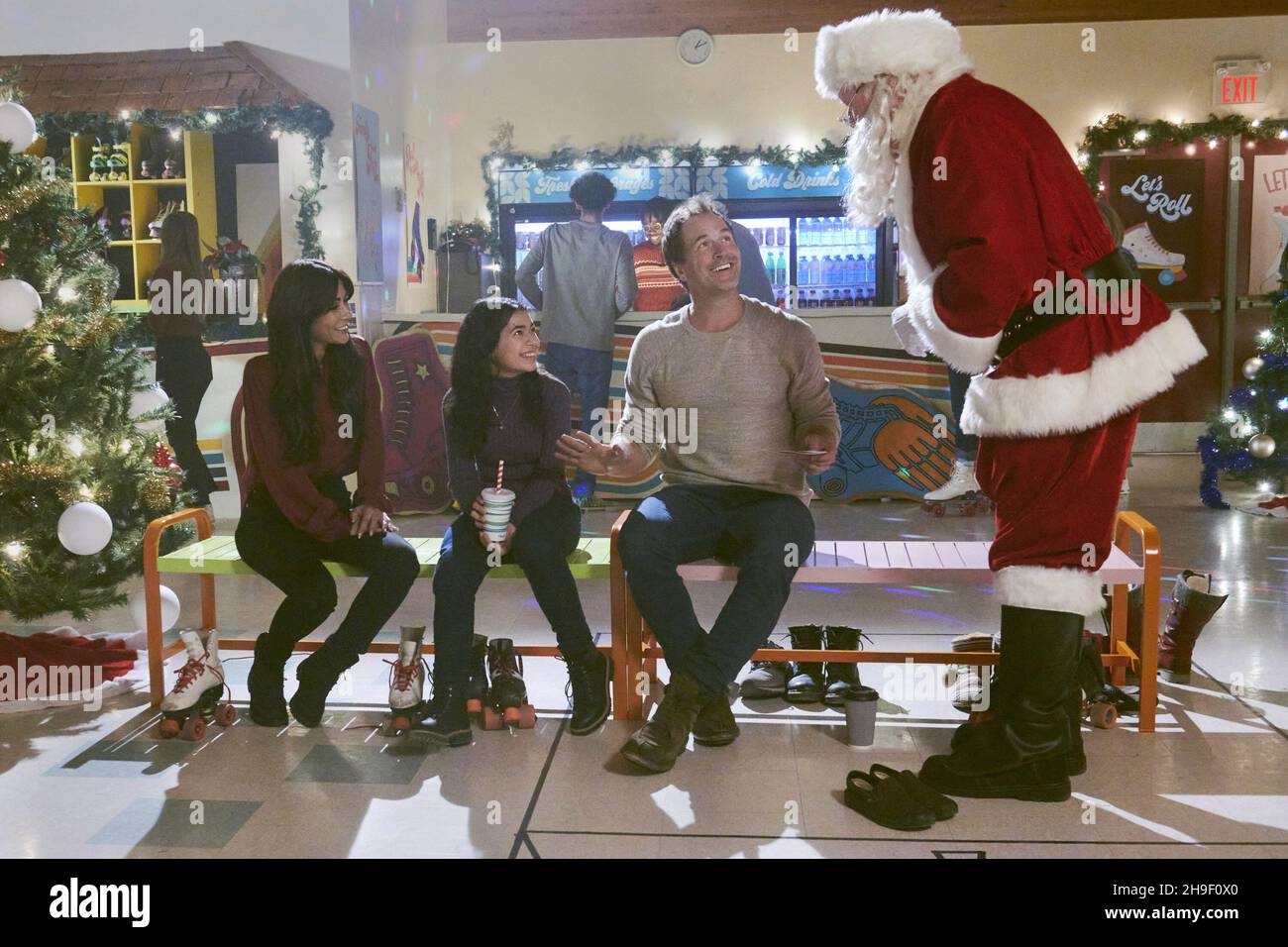 CHRISTMAS JOY, from left: Marisol Nichols, Veronica Marin-Estrada, Paul ...