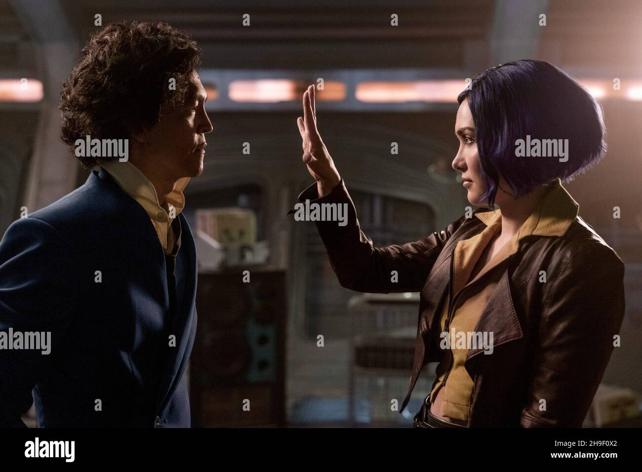 COWBOY BEBOP, from left: John Cho as Spike Spiegel, Daniella Pineda as ...