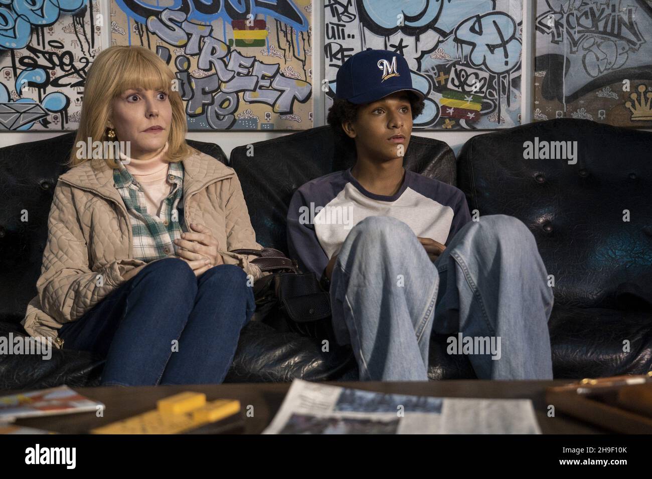 COLIN IN BLACK & WHITE, (aka COLIN IN BLACK AND WHITE), from left: Mary ...