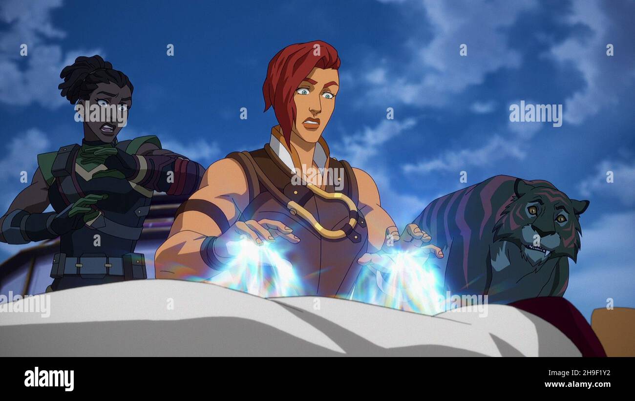 MASTERS OF THE UNIVERSE: REVELATION, from left: Andra (voice: Tiffany ...