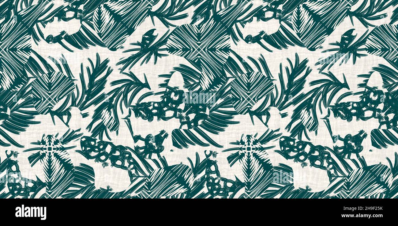 Seamless two tone hand drawn brushed effect pattern border swatch Stock ...