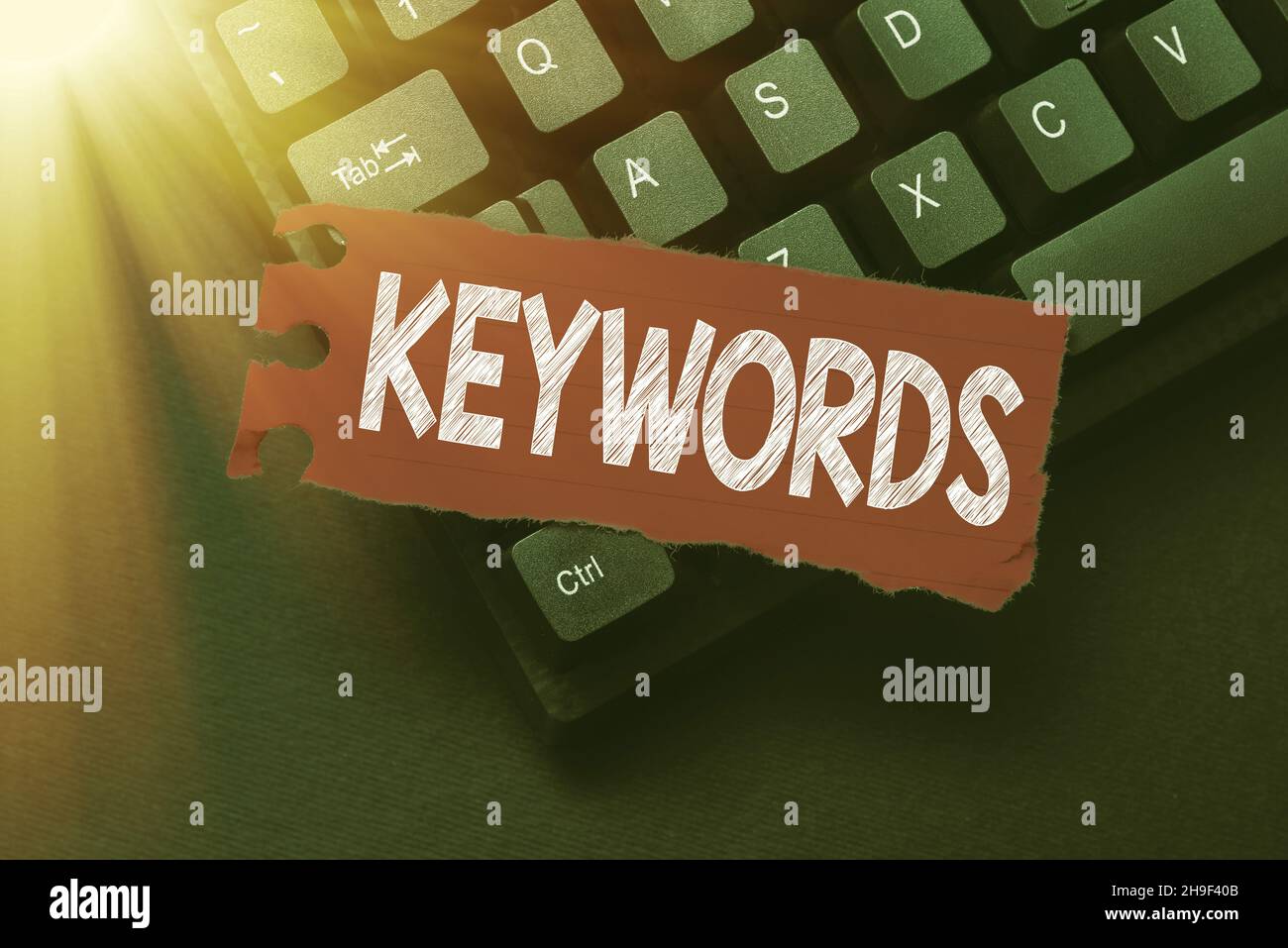 Conceptual display Keywords. Word for word which acts as the key to a ...