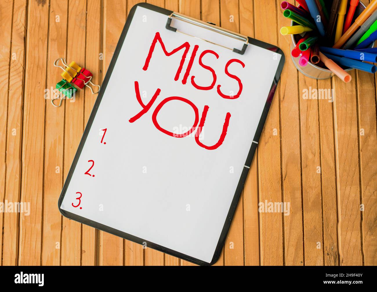 Text showing inspiration Miss You. Business approach Feeling sad ...