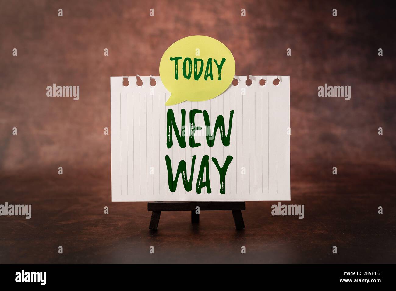 Conceptual caption New Way. Business showcase To move from one place To ...