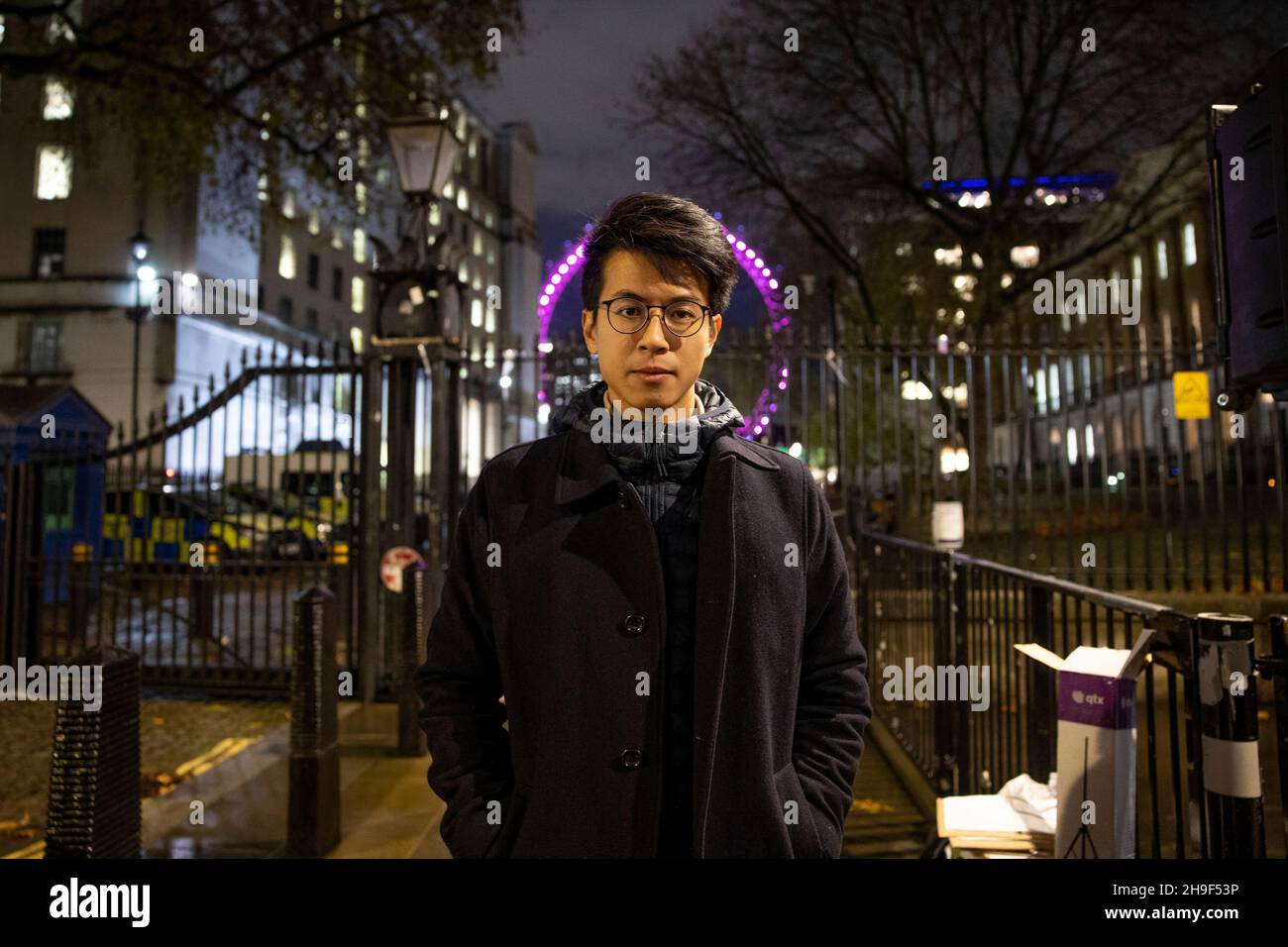 Ray Wong, one of the first exile Hong Kong activist who received political refugee status in ...
