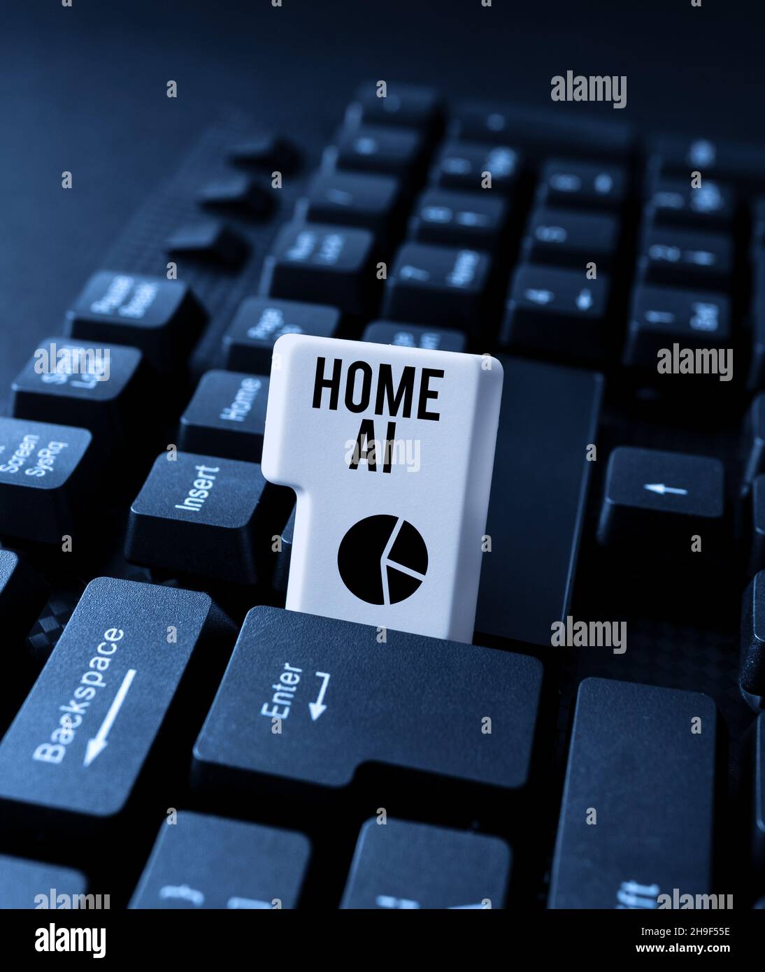 Sign Displaying Home Ai Word For Home Solution That Enables Automating The Bulk Of Electronic