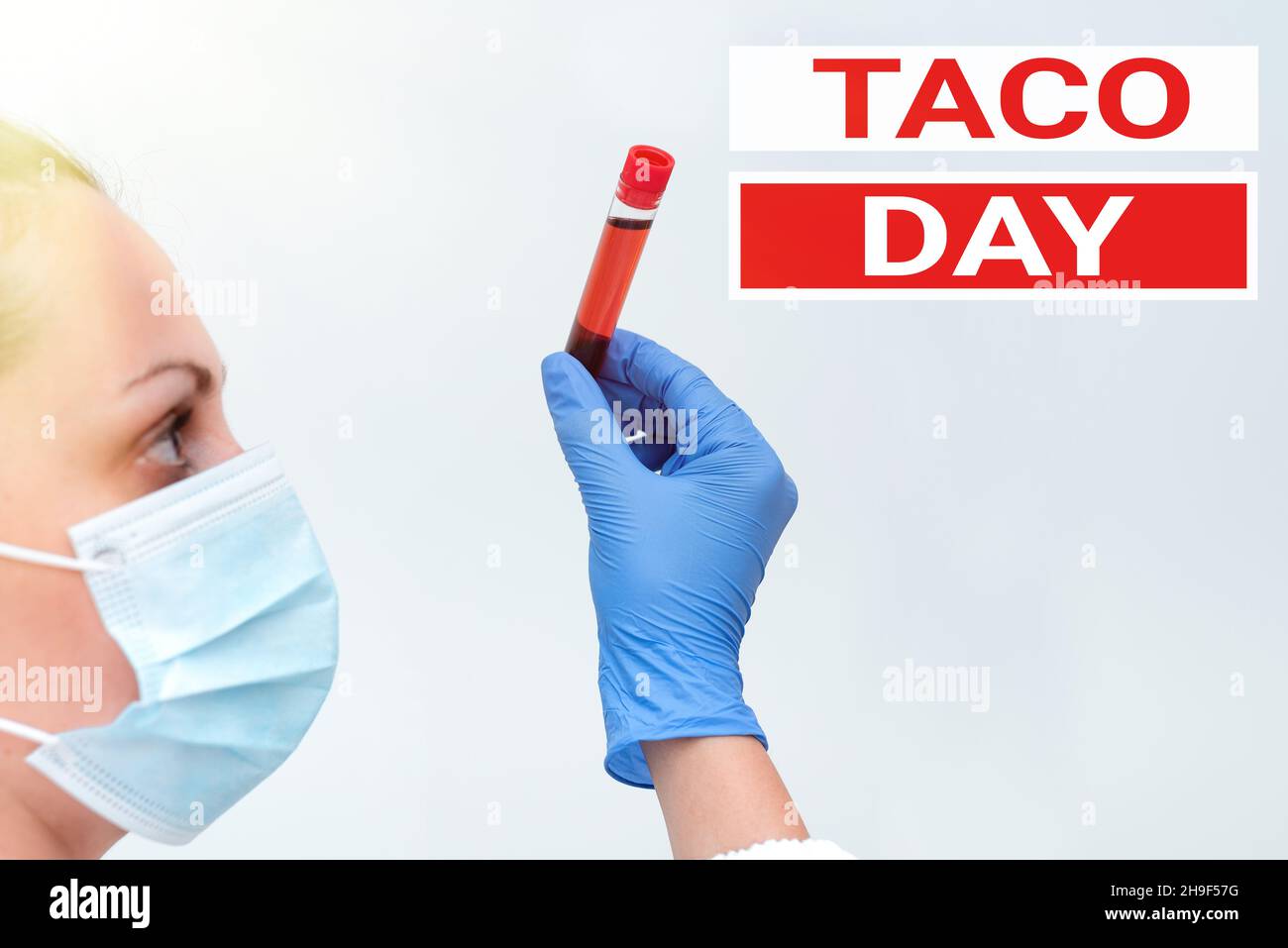 Conceptual caption Taco Day. Word for celebratory day that promotes to ...