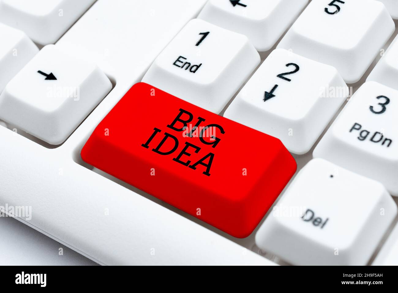 Inspiration showing sign Big Idea. Business overview Having great ...