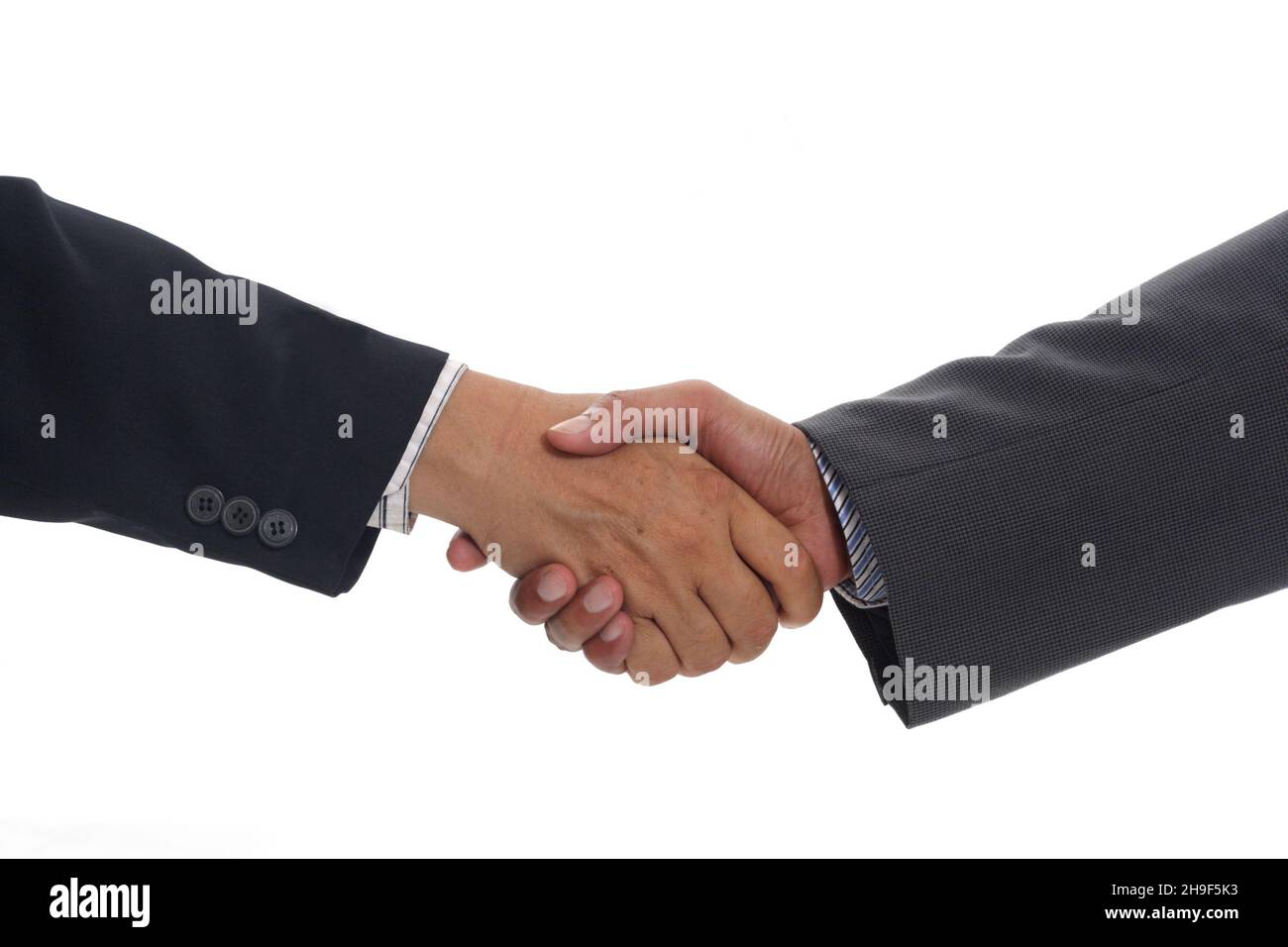 handshake isolated on white background Stock Photo - Alamy