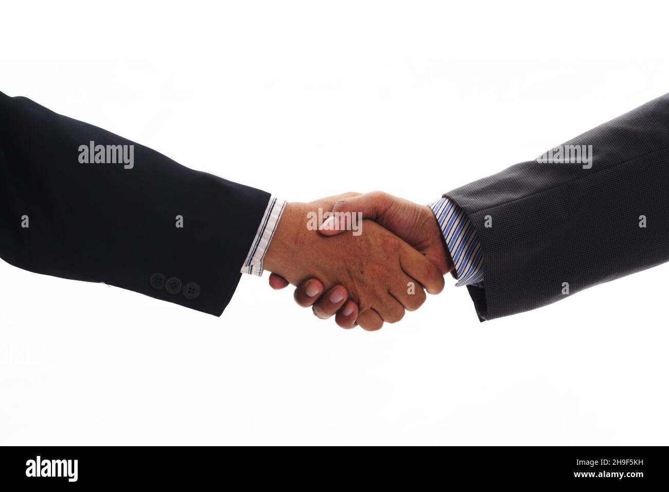 handshake isolated on white background Stock Photo - Alamy