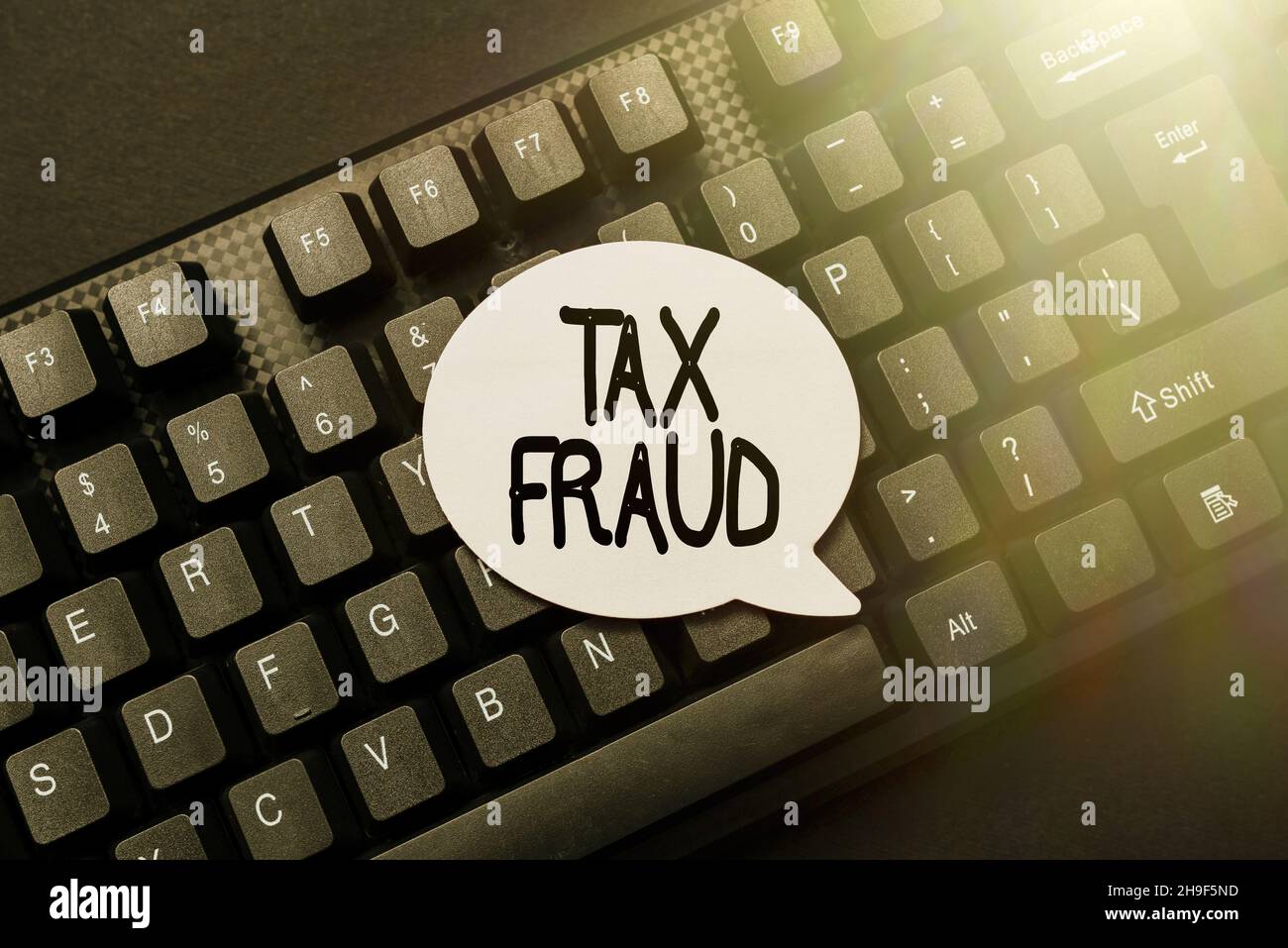 Writing displaying text Tax Fraud. Business approach entails cheating ...
