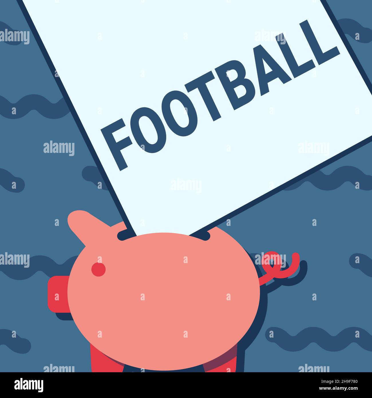 Conceptual caption Football. Business showcase any of various forms of ...