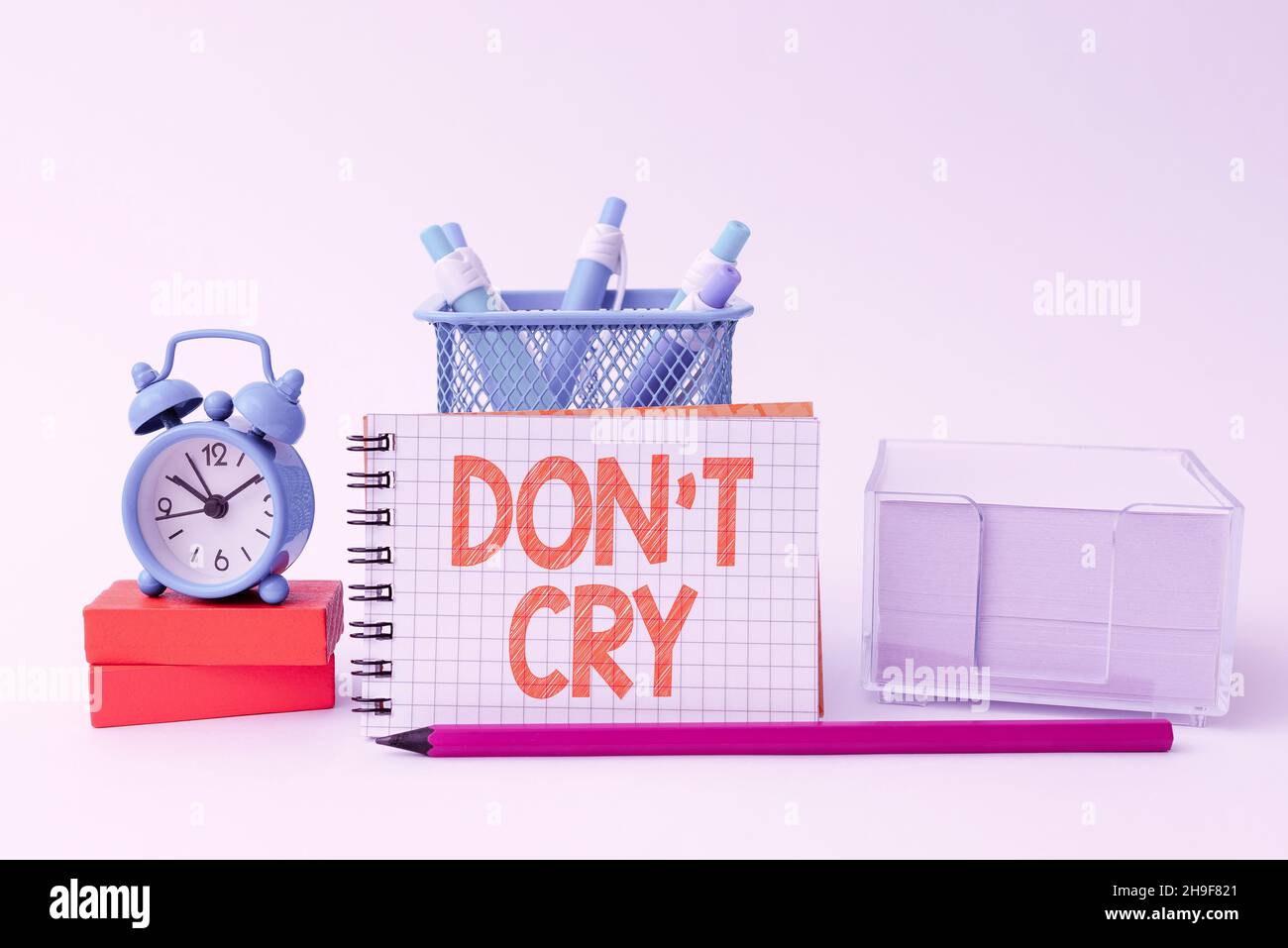 Writing displaying text Don T Cry. Business approach Shed tears ...