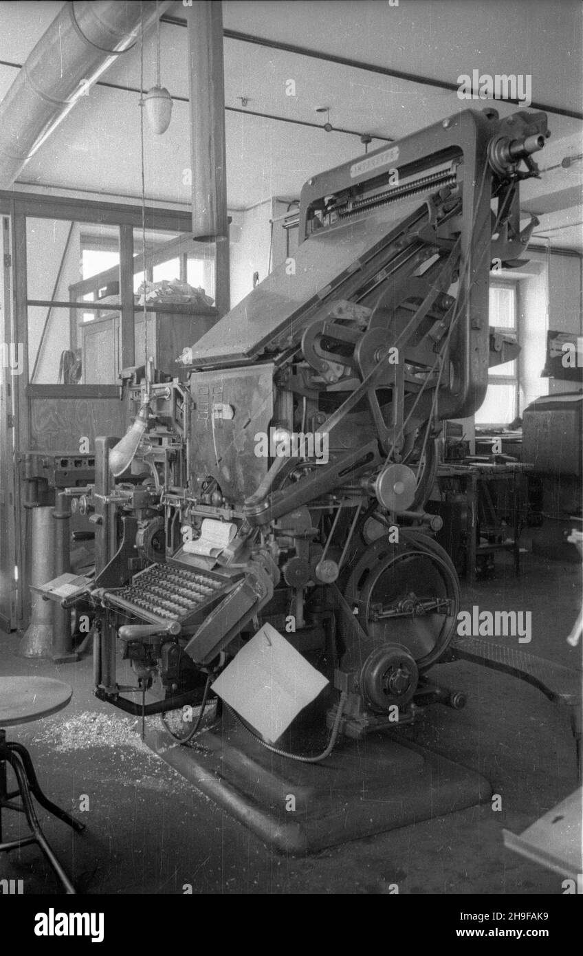 Linotyp hi-res stock photography and images - Alamy