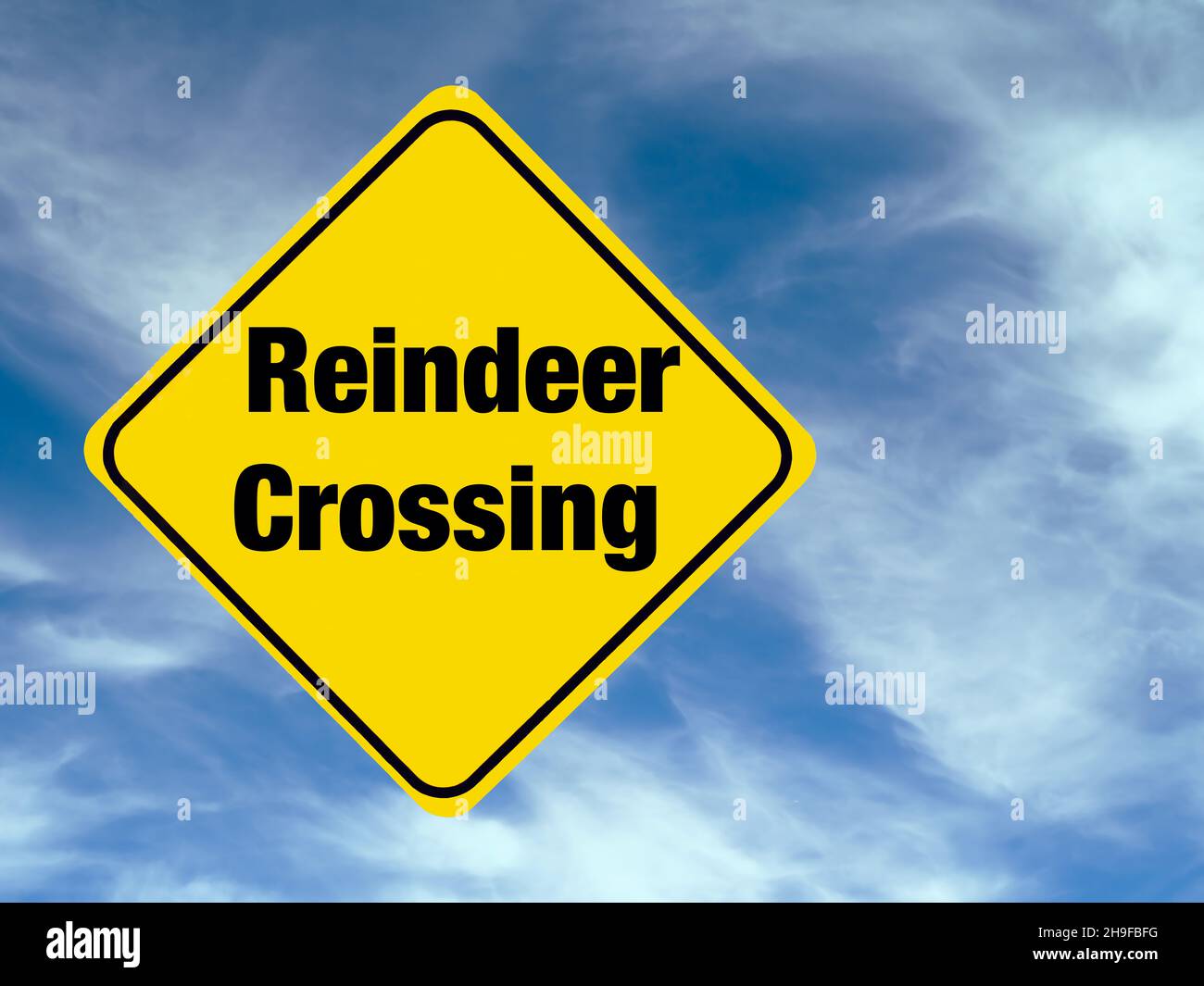 Warning reindeer hi-res stock photography and images - Alamy