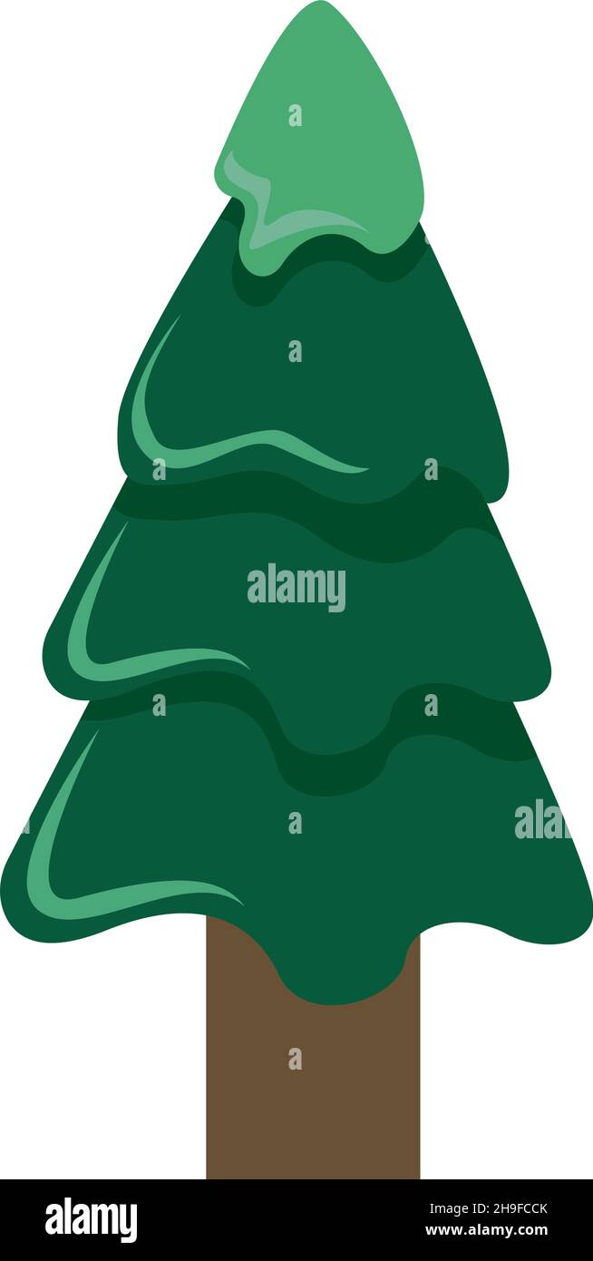 green pine tree Stock Vector Image & Art - Alamy