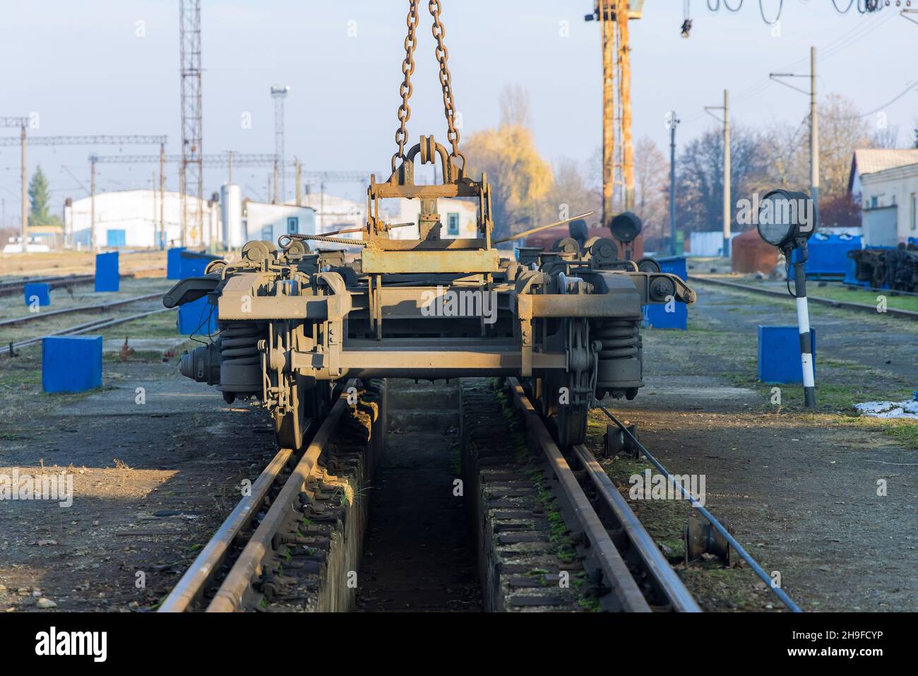 A train depot railway railroad station waiting area for a station at ...