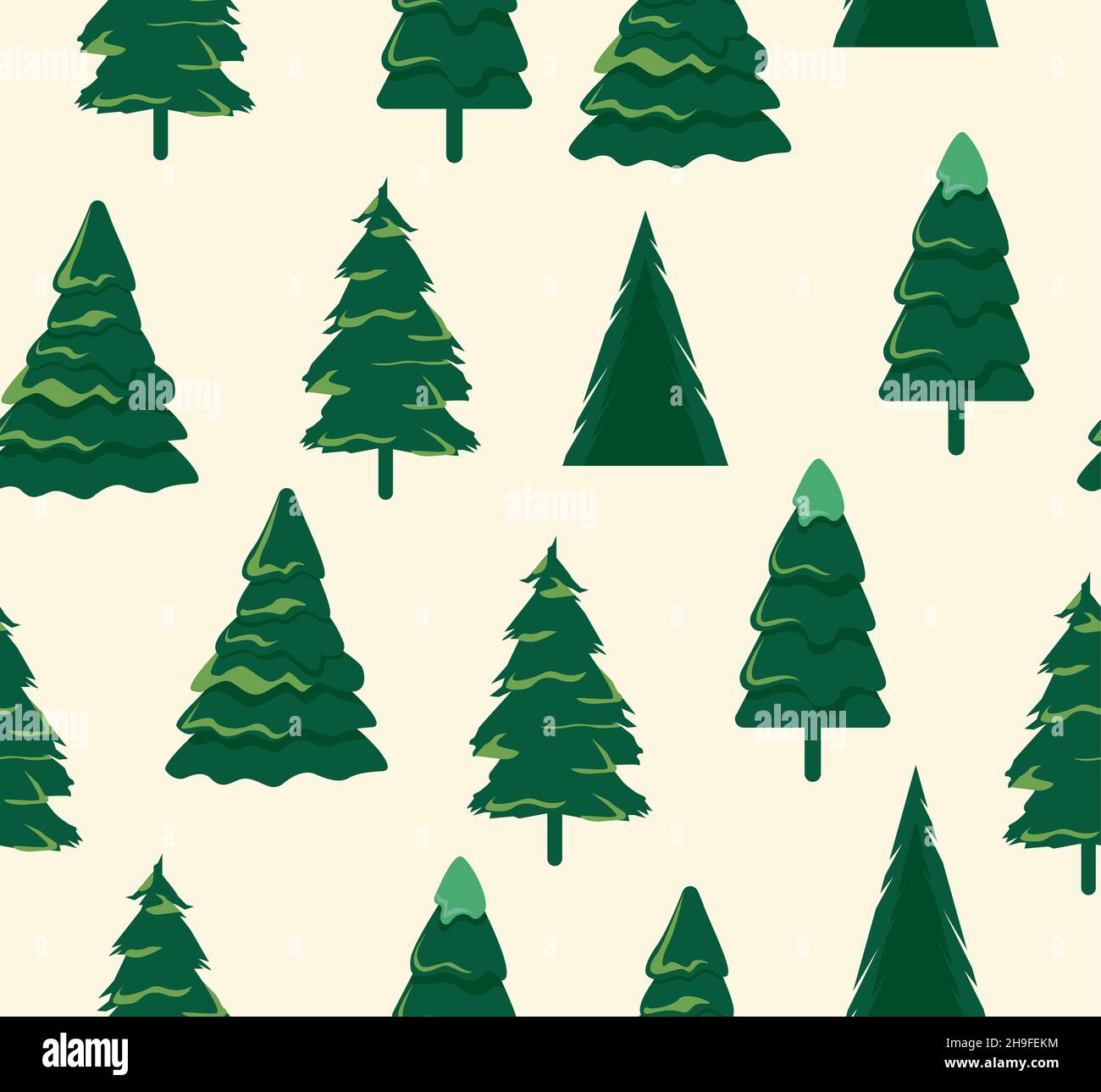 pines trees pattern Stock Vector Image & Art - Alamy