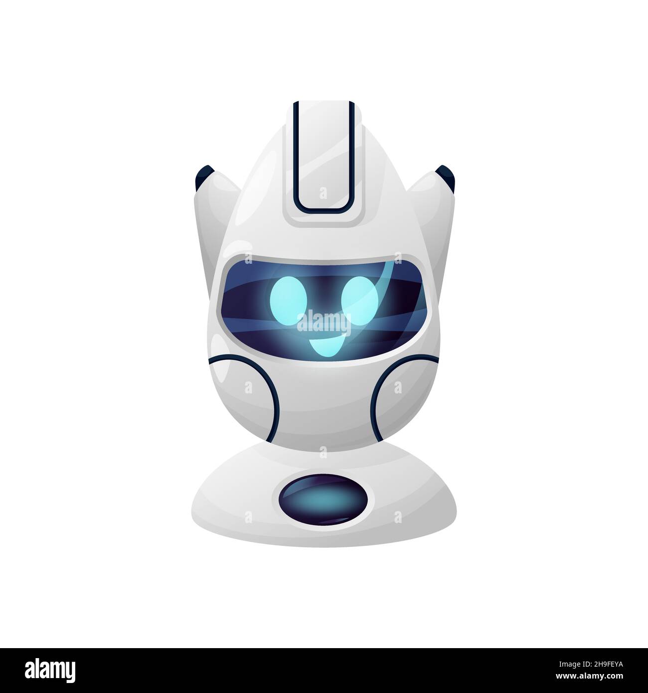 Artificial intelligence robot, friendly positive chatbot, ai helper ...