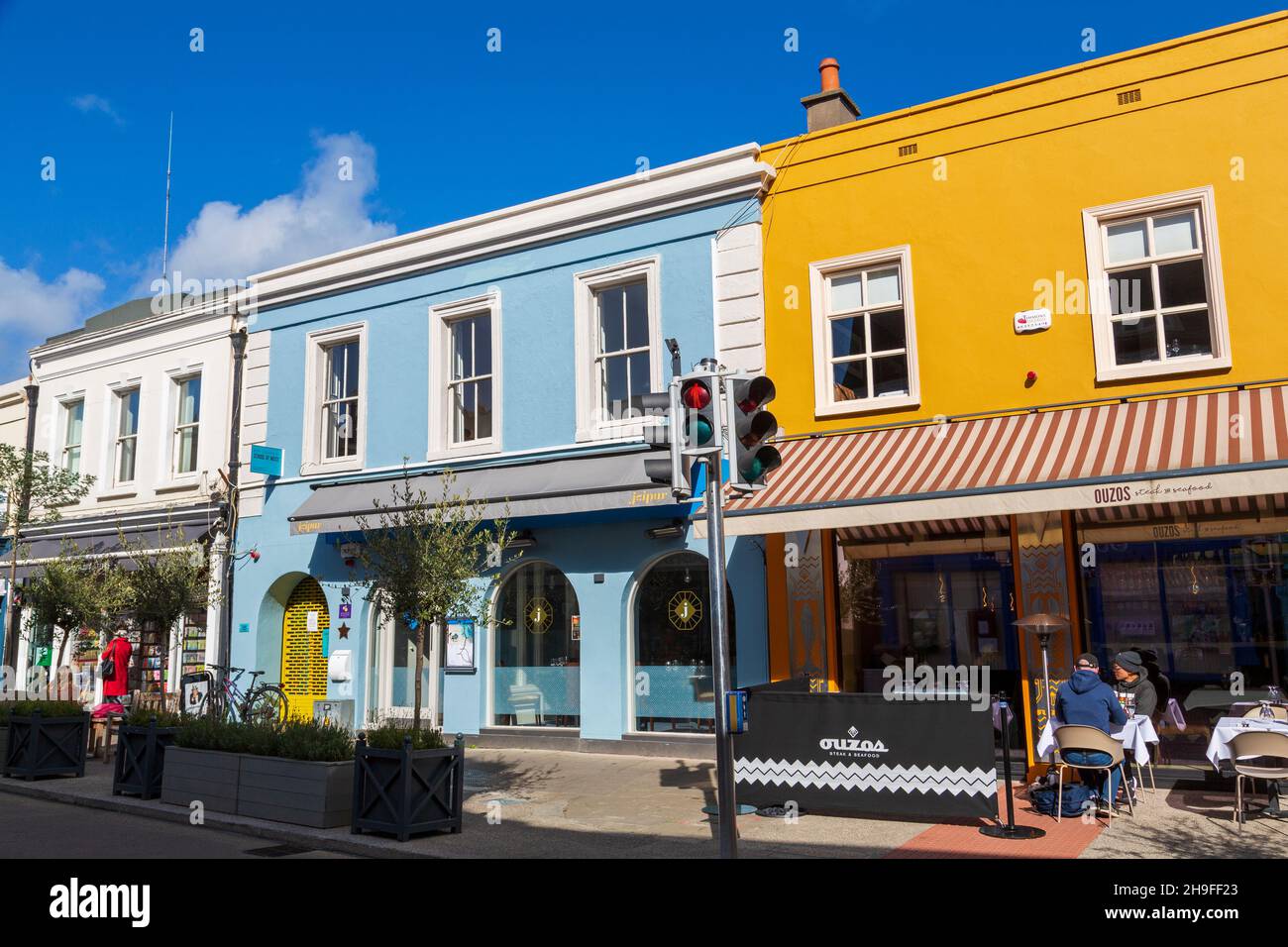 Restaurant in Dalkey Village, County Dublin, Ireland Stock Photo - Alamy