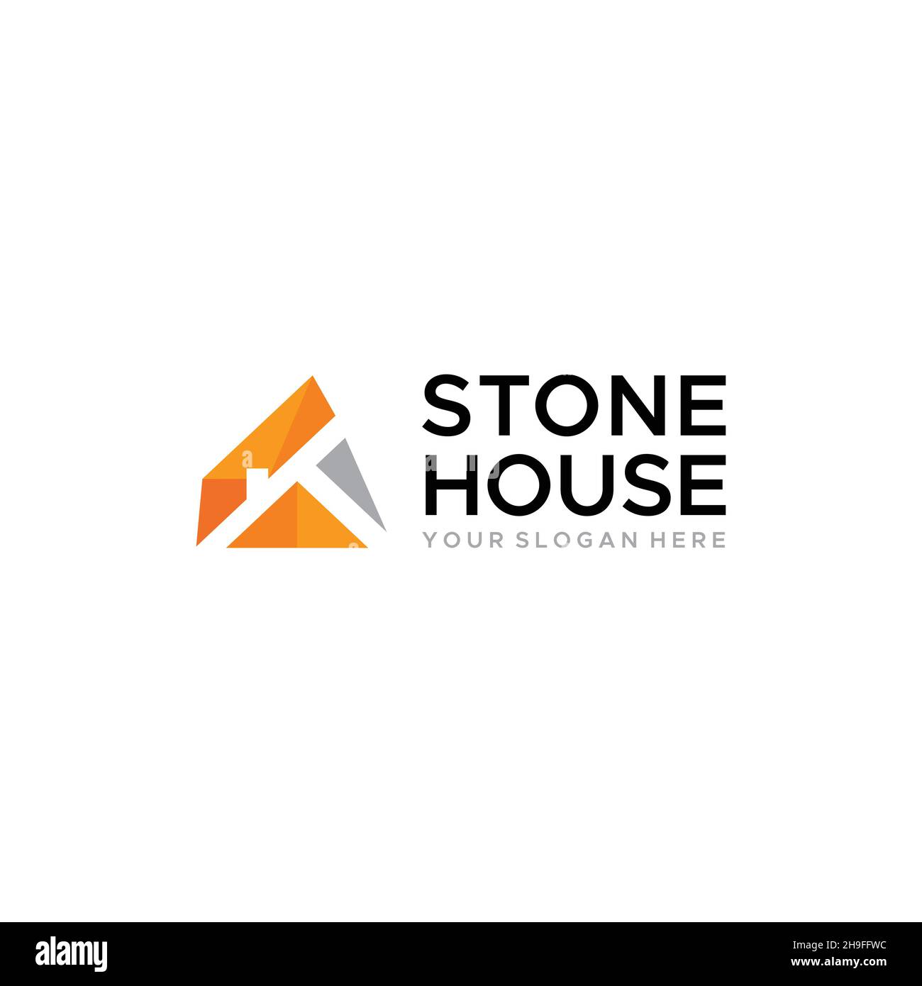 Building green roof stone Stock Vector Images - Alamy