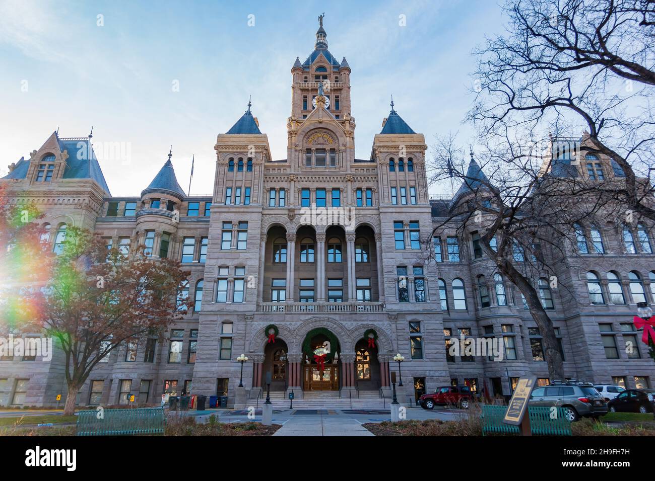 Exterior view of the Salt Lake City and County Building at USA Stock ...