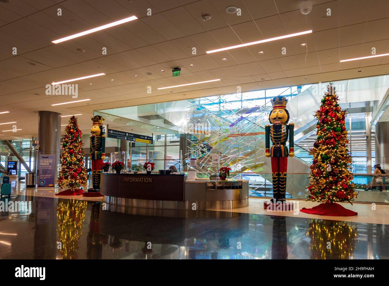 Salt Lake City, DEC 4 2021 - Interior view of the Salt Lake City ...