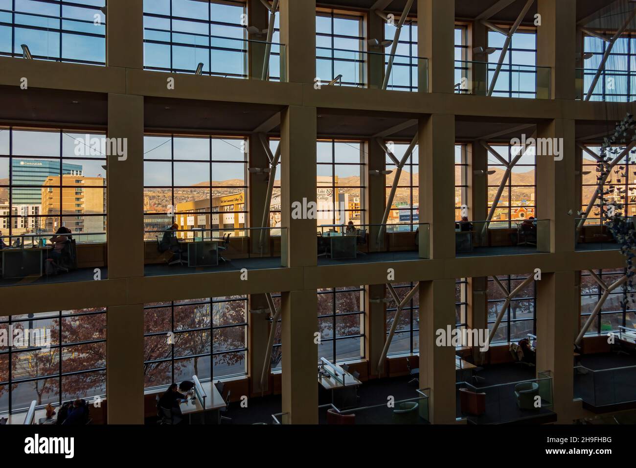Salt lake city public library hi-res stock photography and images - Alamy