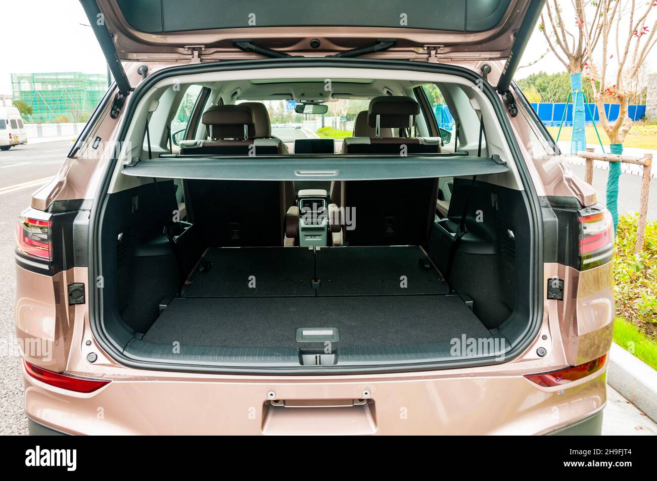 Interior of a Volkswagen ID.6 X Prime as seen in Shanghai, China Stock ...