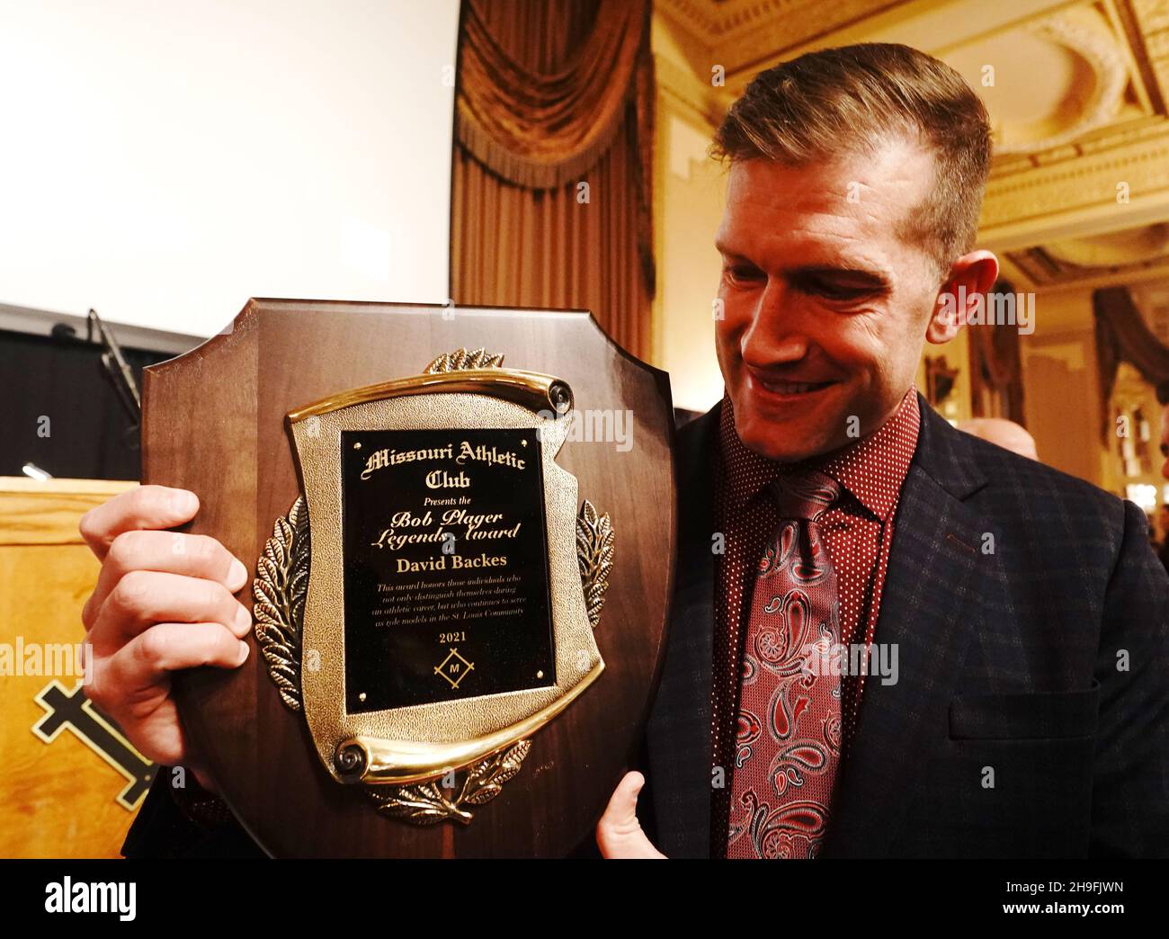 St. Louis, United States. 06th Dec, 2021. Former St. Louis Blues center ...
