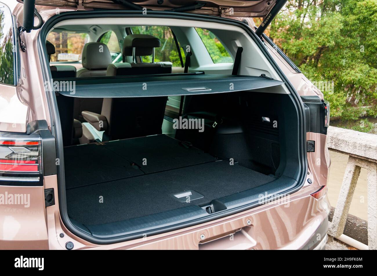 Interior of a Volkswagen ID.6 X Prime as seen in Shanghai, China Stock ...