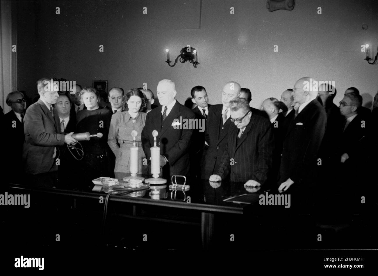 Warszawa, 1948-02-27. Prezydium Rady Ministrów. Drugi dzieñ wizyty ...