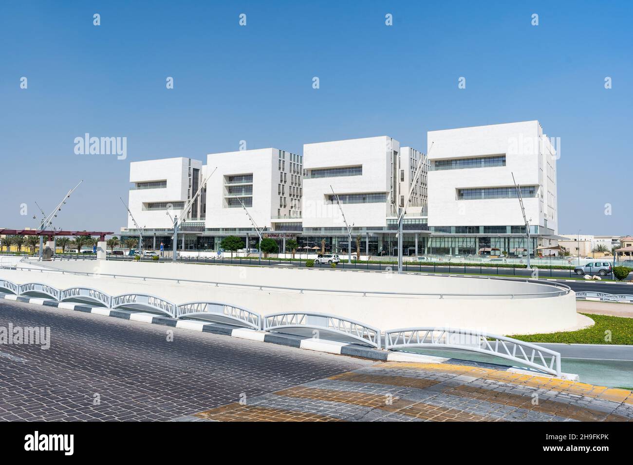 DOHA, QATAR - NOV 13, 2021: The 2022 building is the world’s first ...