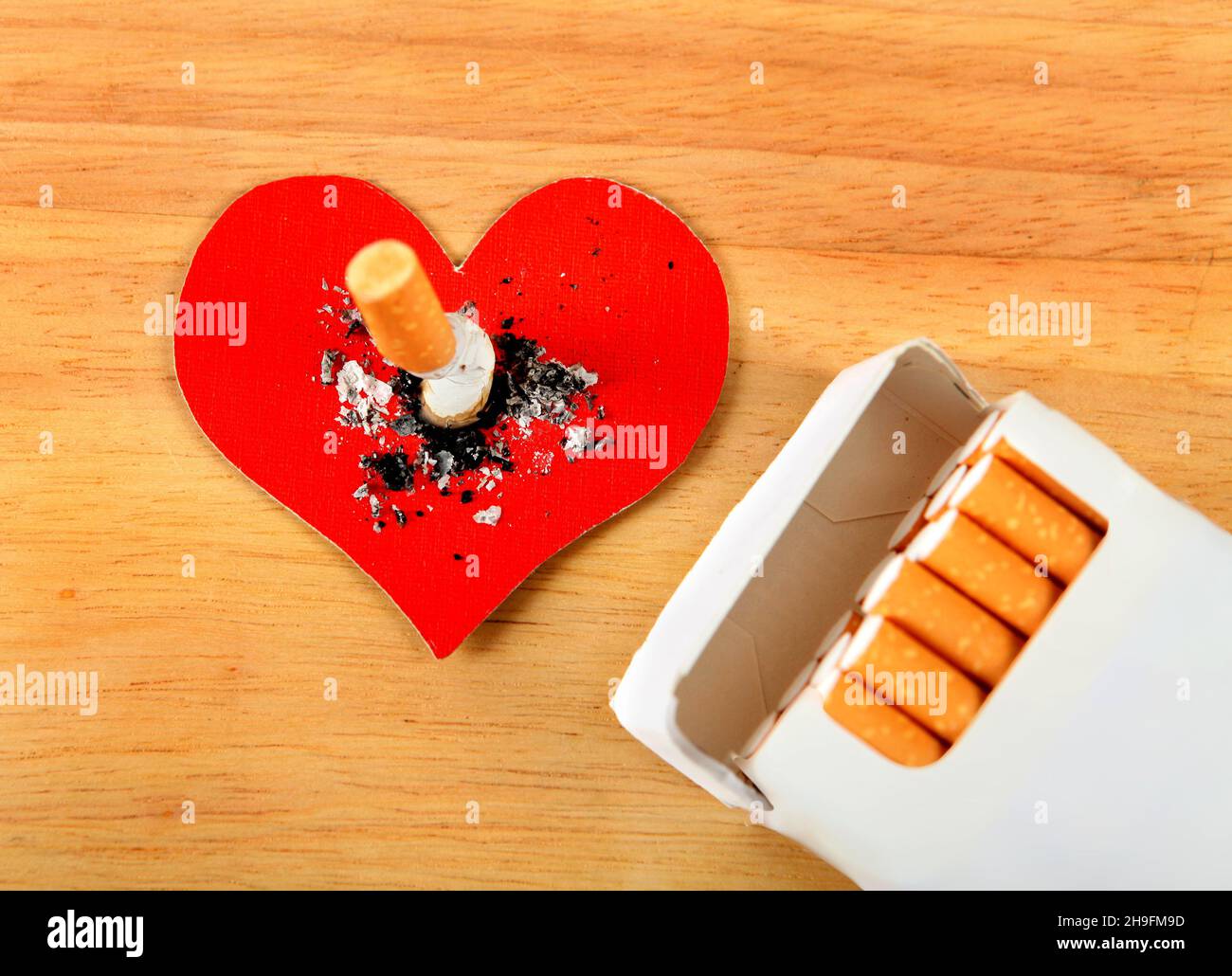 Smoker heart hi-res stock photography and images - Alamy