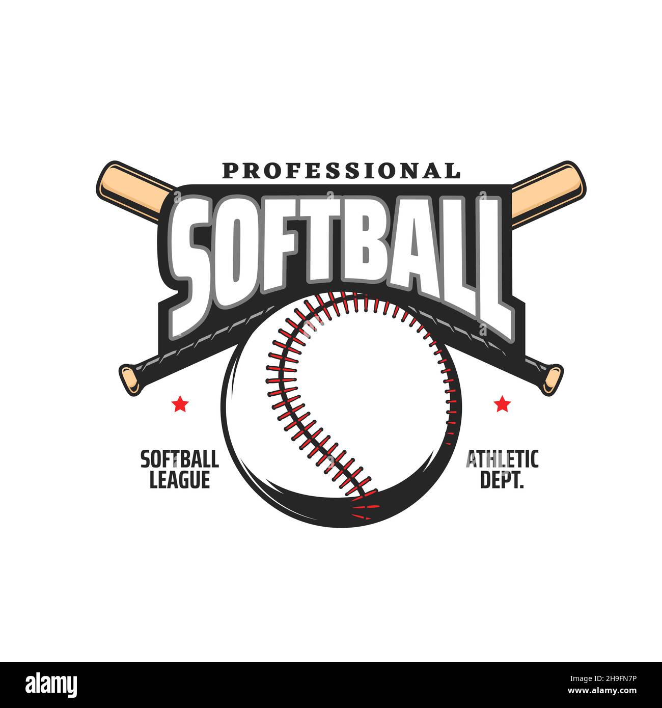 Softball Bat Logo
