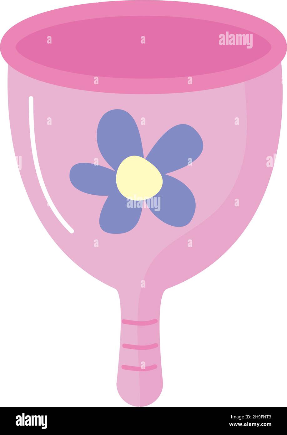 Menstrual cup pink feminine hygiene Cut Out Stock Images & Pictures - Alamy