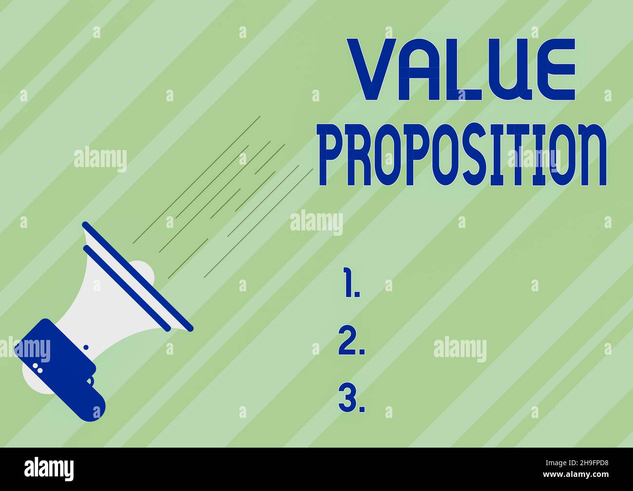 Inspiration showing sign Value Proposition. Word for innovation service ...